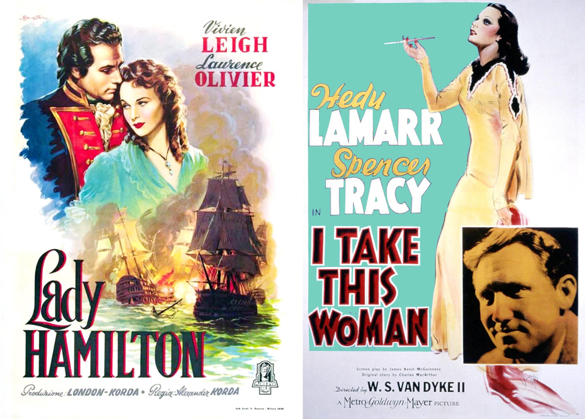 Solve That Hamilton Woman ~ 1941 and I Take This Woman ~ 1940 jigsaw ...