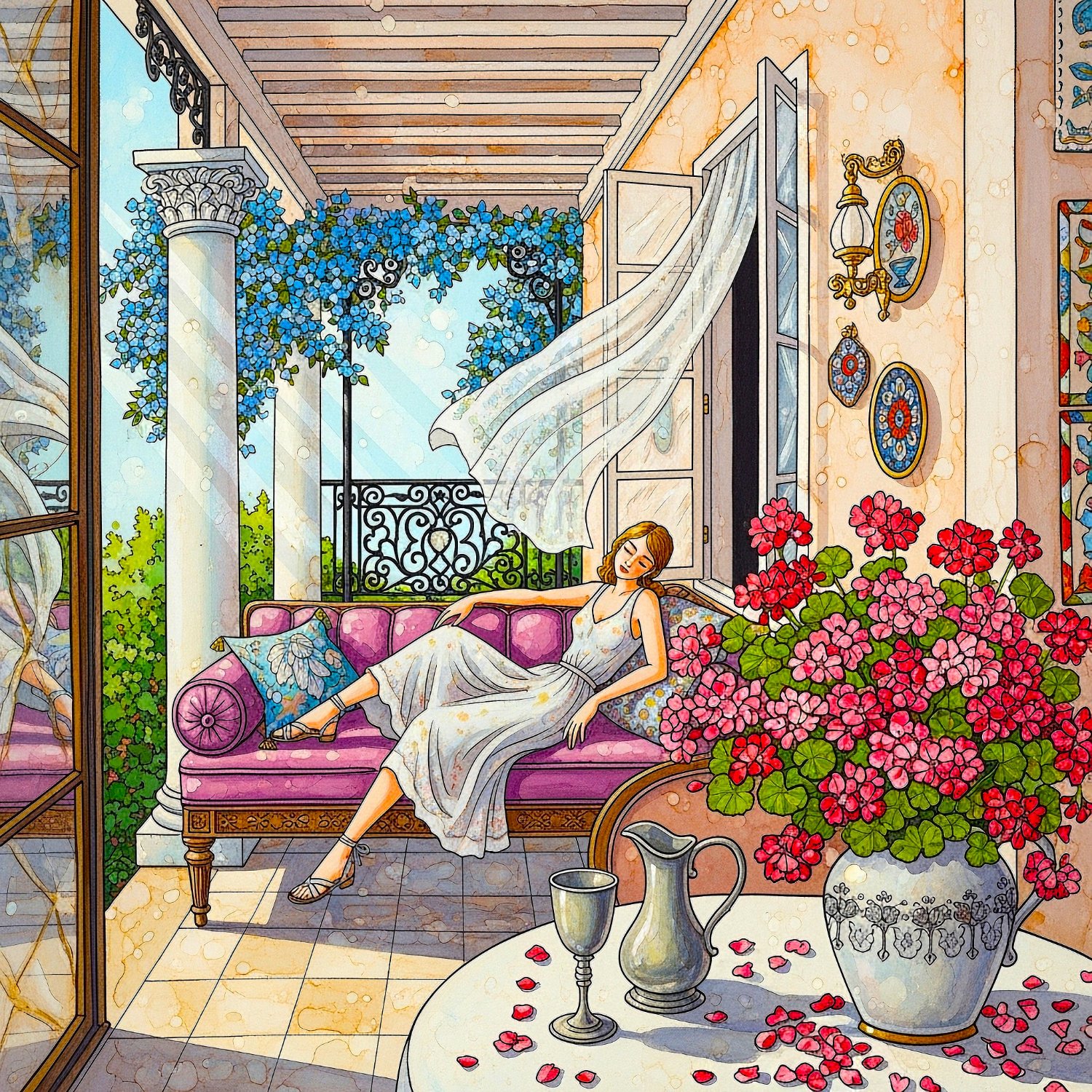 Solve Dozy Rosie - resize 9 - 600 pieces jigsaw puzzle online with 100 ...