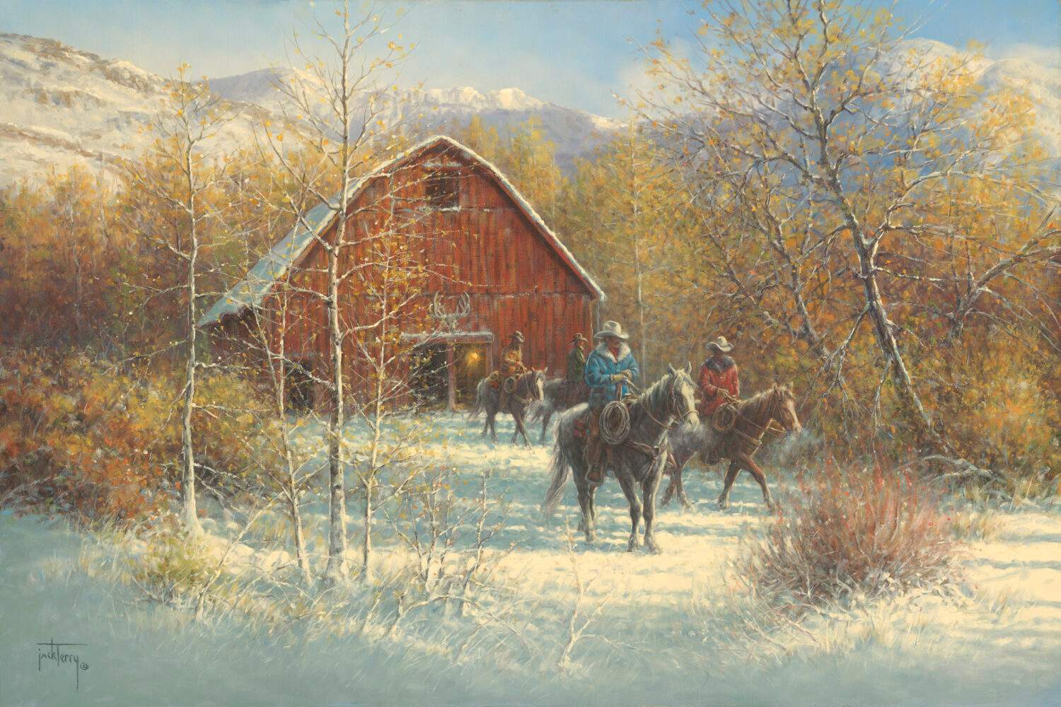 Solve "A Cold Start" by Jack Terry jigsaw puzzle online with 260 pieces