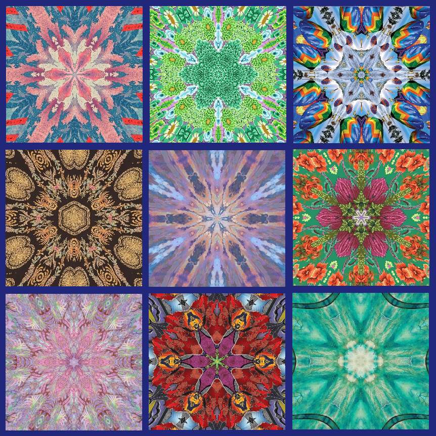 Solve kaleido mix 270 jigsaw puzzle online with 81 pieces