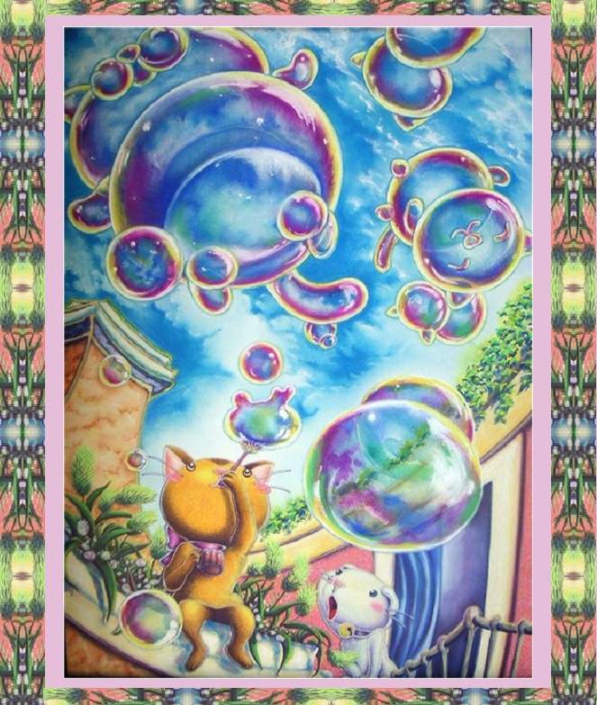 Jigsaw Puzzle | Fantastic Bubbles | 42 pieces | Jigidi