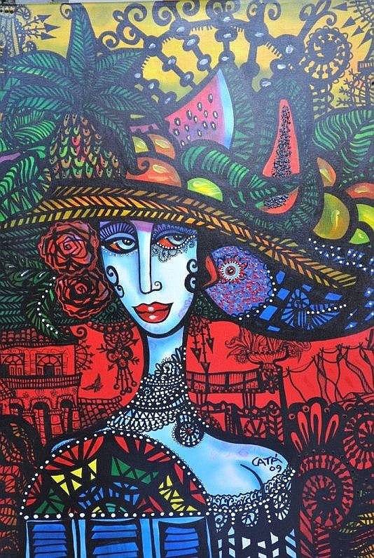 Solve Hector Cata Arwork - 'A piece of Melon' jigsaw puzzle online with ...