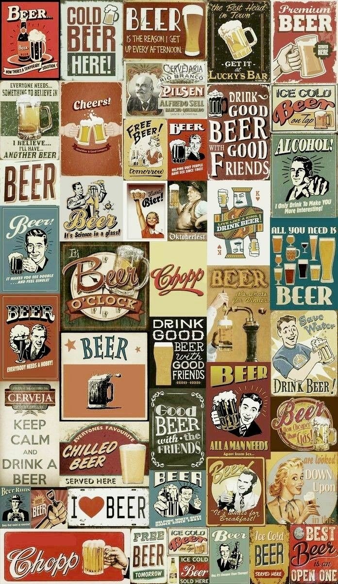 Solve Vintage Beers (1,415) jigsaw puzzle online with 84 pieces