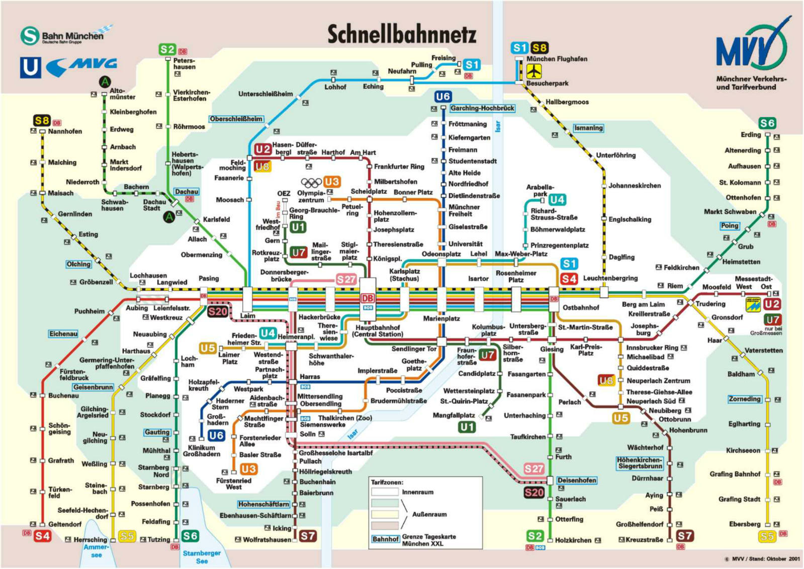 Solve Munich metro map jigsaw puzzle online with 234 pieces