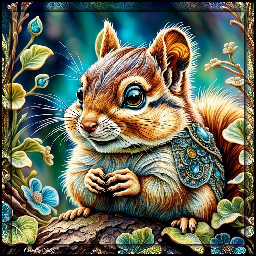 Solve chipmunk awe jigsaw puzzle online with 256 pieces