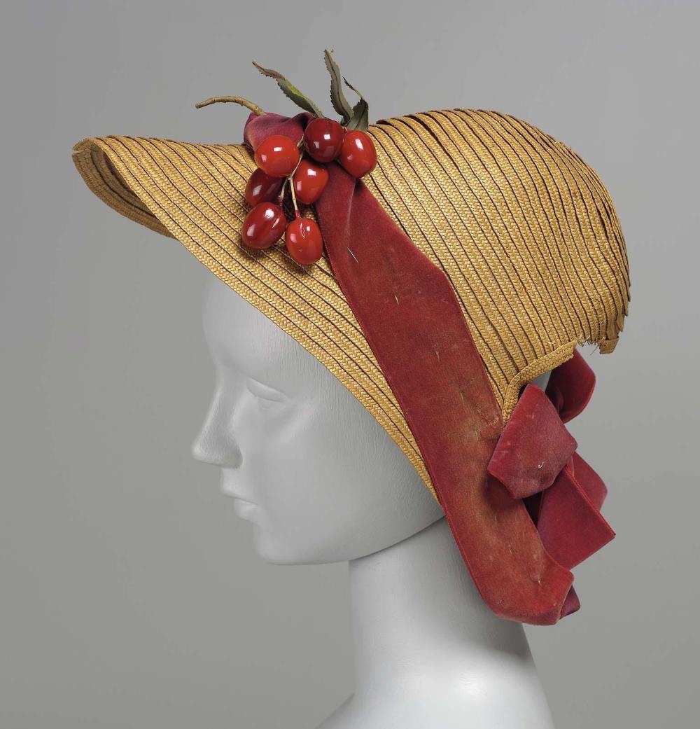 Solve Easter and Other Bonnets. American Bonnet, ca. 1860s, Braided ...