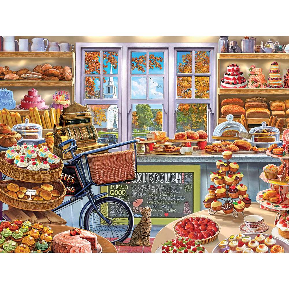 Solve Bread and Cake Shop jigsaw puzzle online with 196 pieces