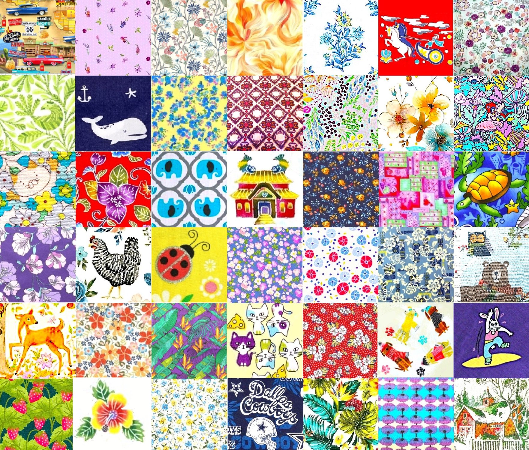 Solve PATCHWORK BROADCLOTH 18 jigsaw puzzle online with 143 pieces