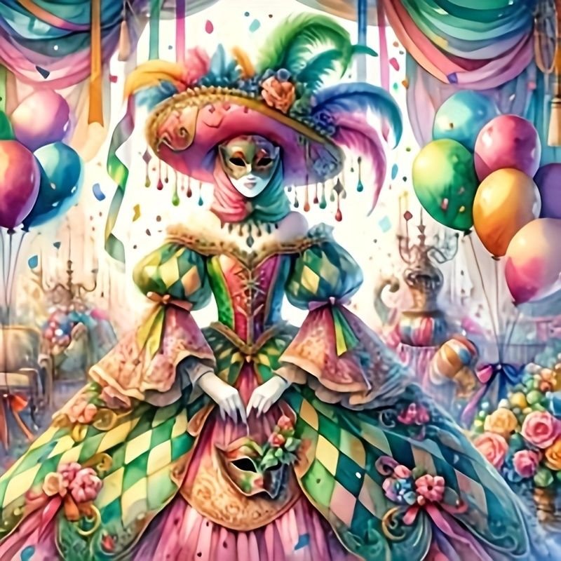 Solve Masquerade jigsaw puzzle online with 81 pieces