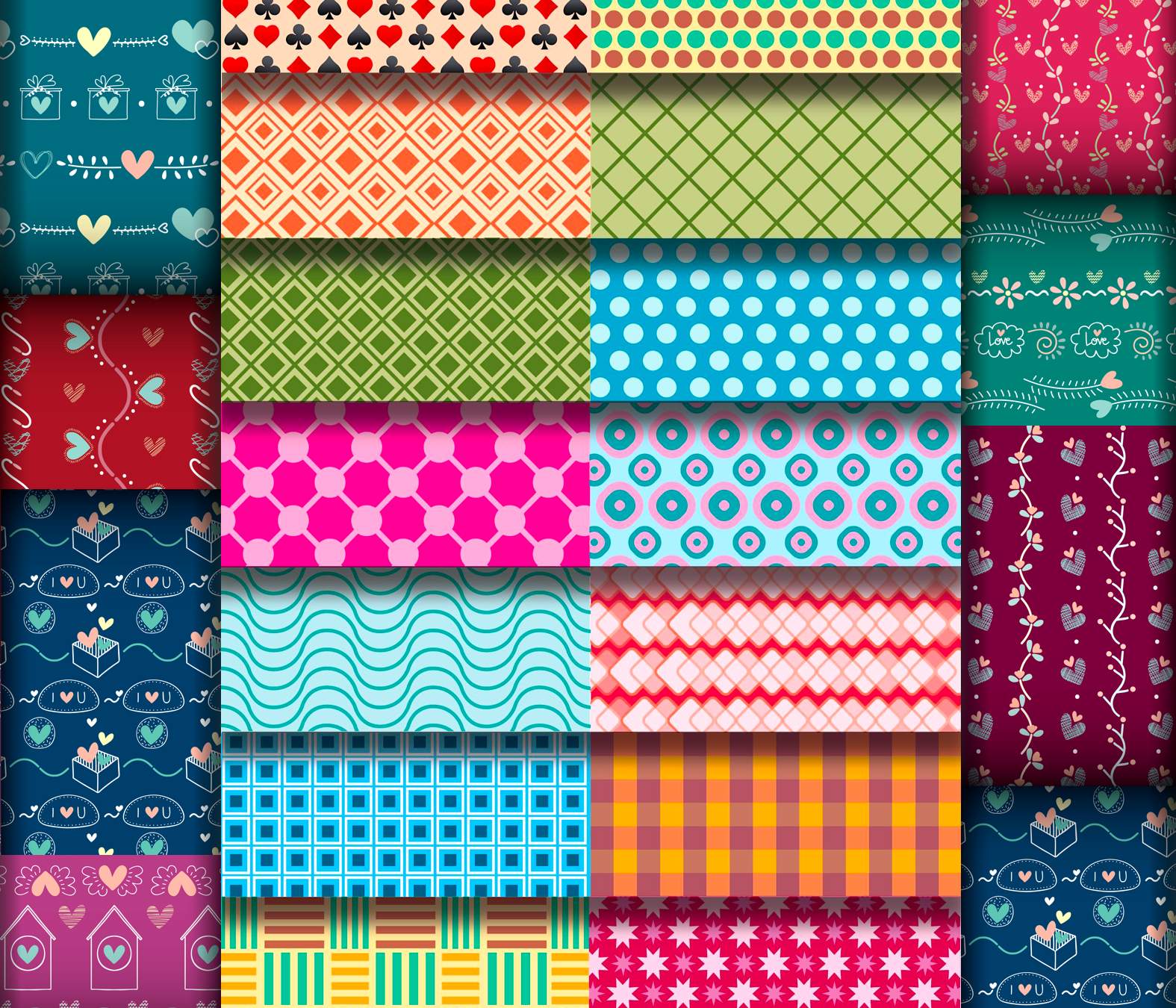 Solve Wonderful Patterns jigsaw puzzle online with 143 pieces