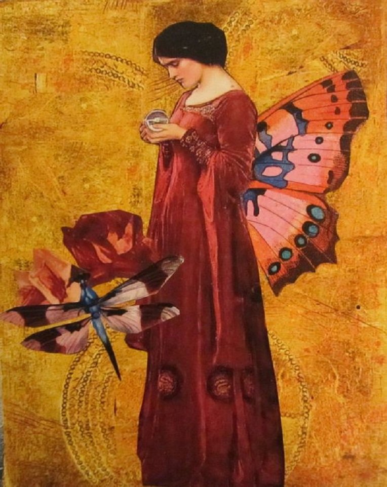 Solve Kanchon Mahon Artwork - 'Ariella' jigsaw puzzle online with 208 pieces