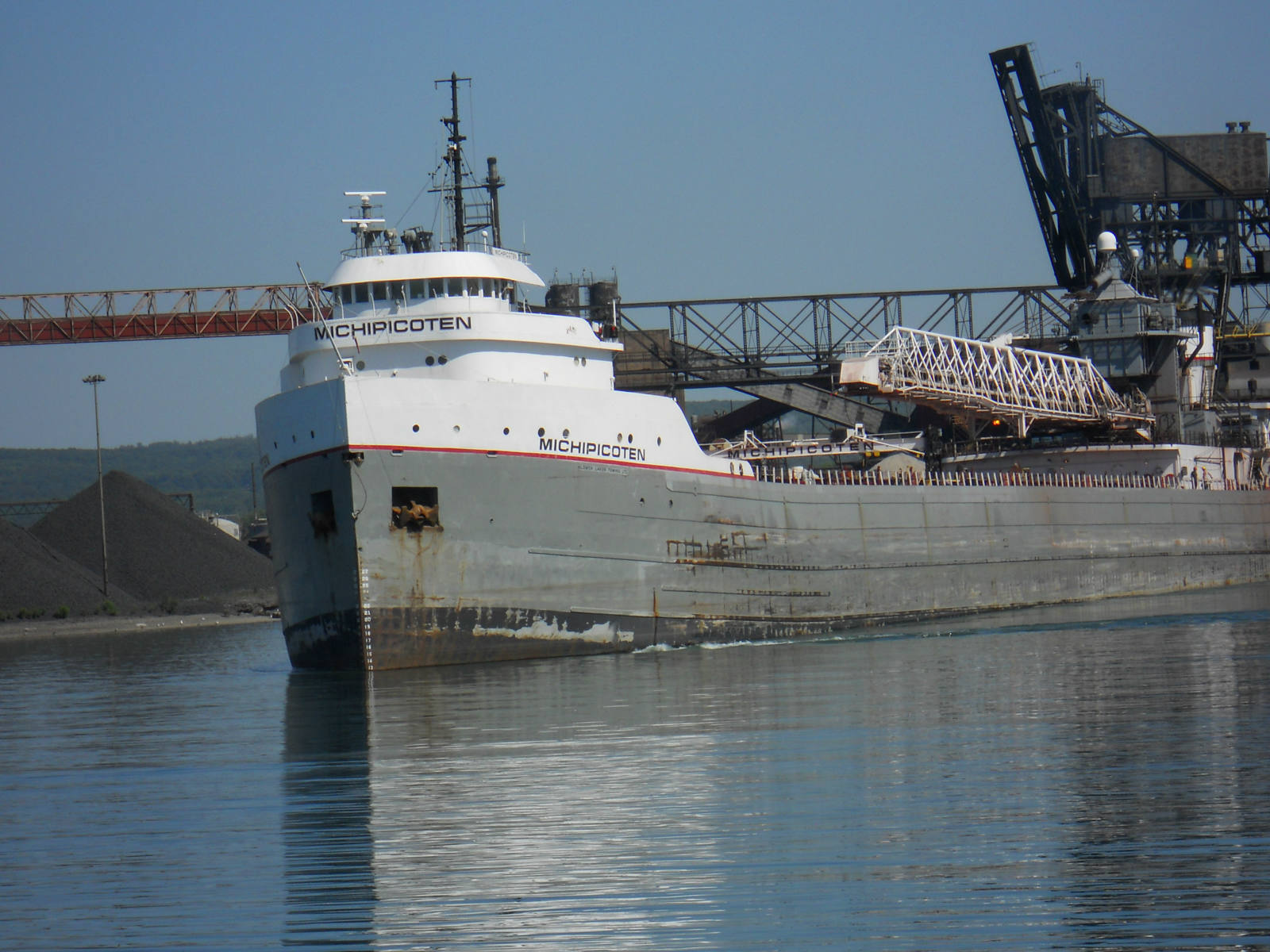 Solve Michipicoten, Great Lakes Freighter, at Soo Locks, MI jigsaw ...