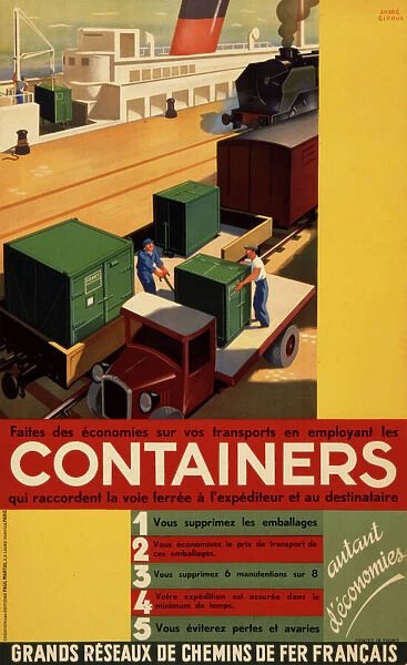 Solve containers (1) jigsaw puzzle online with 60 pieces