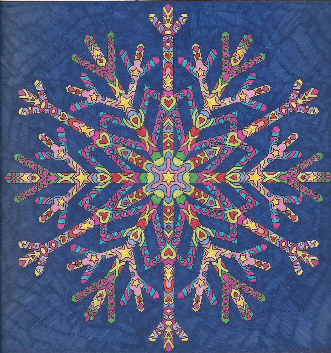 Solve Snowflake jigsaw puzzle online with 72 pieces