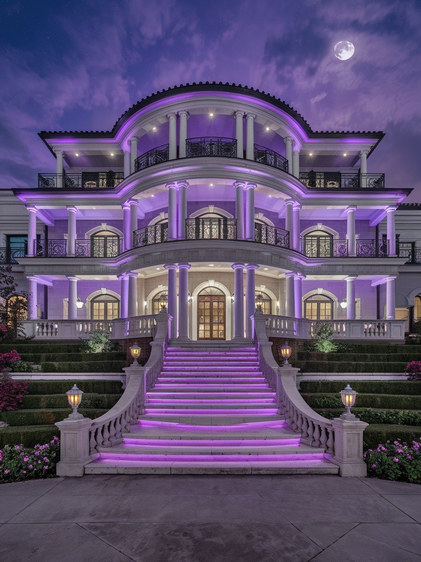 Solve Purple Mansion from Purple Lovers FB jigsaw puzzle online with 63 ...