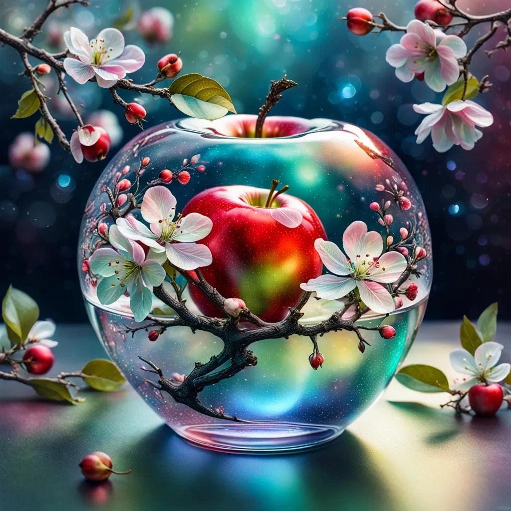 Solve An Apple Within An Apple jigsaw puzzle online with 16 pieces