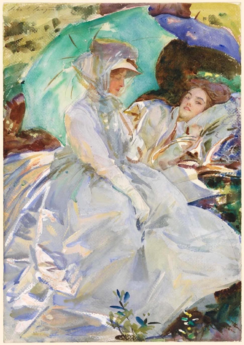 Solve John Singer Sargent (American, 1856–1925), Simplon Pass: Reading ...