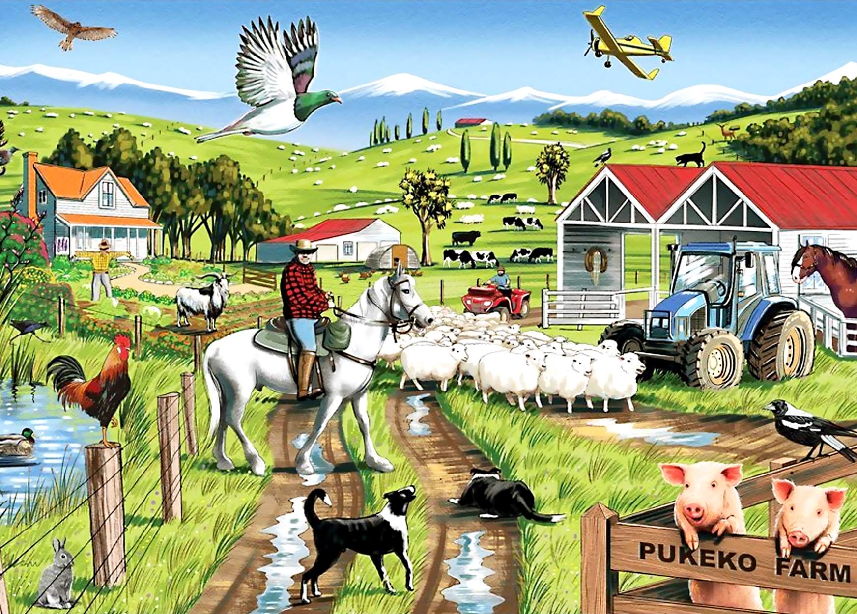 Solve Find The Farm jigsaw puzzle online with 150 pieces