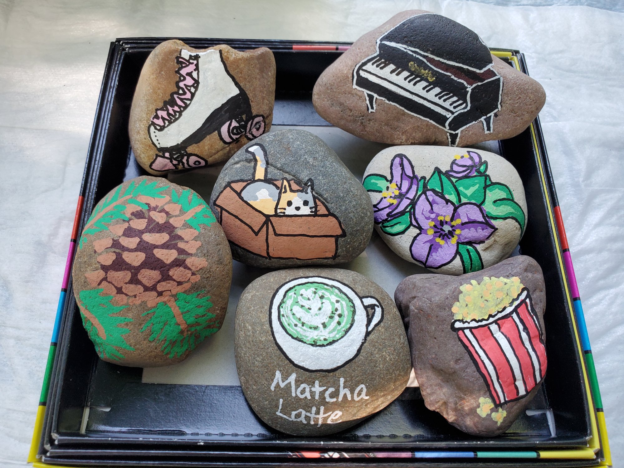 Solve Painted Rocks jigsaw puzzle online with 108 pieces