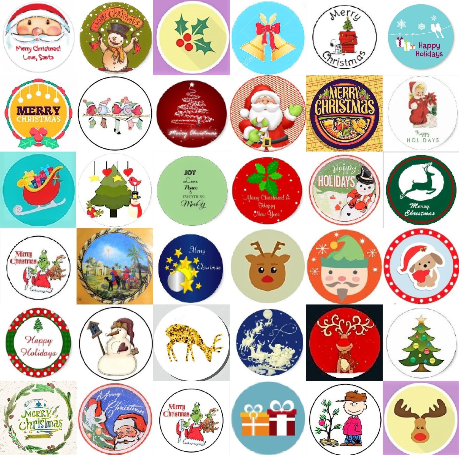 Solve CHRISTMAS CIRCLES 2 jigsaw puzzle online with 81 pieces