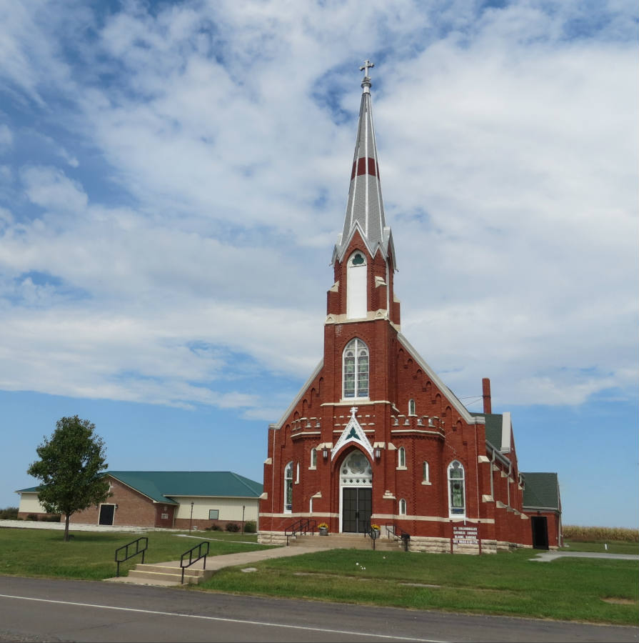 Solve St. Columbkille Catholic Church In Blaine, Kansas jigsaw puzzle ...