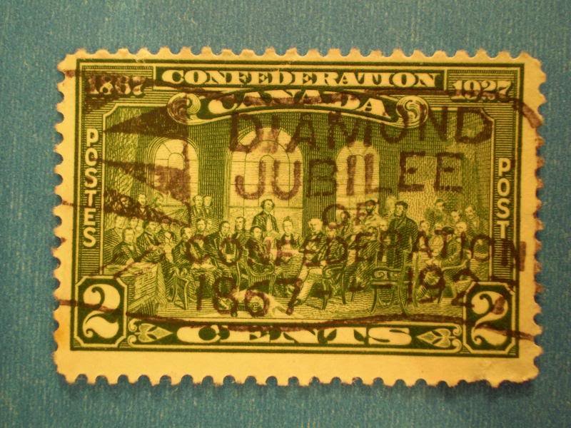 Solve Francobollo Canadese jigsaw puzzle online with 48 pieces