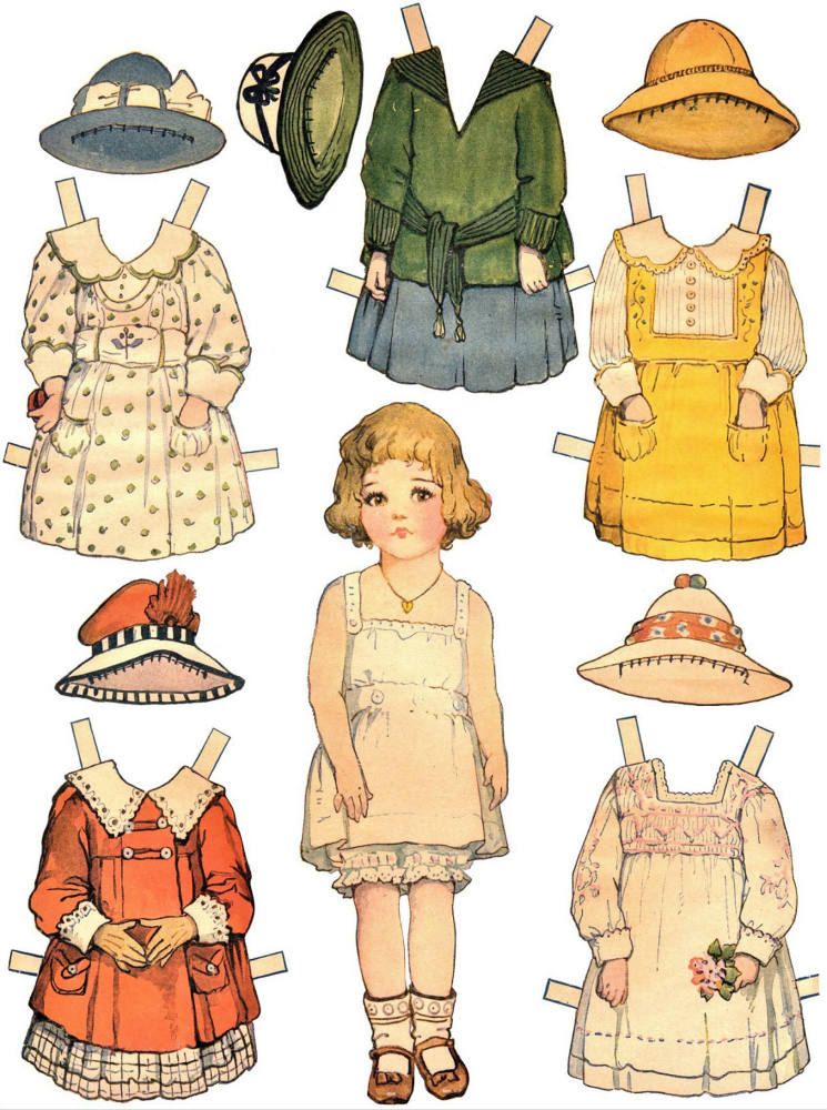 Solve Paper Doll ~ Mary jigsaw puzzle online with 70 pieces