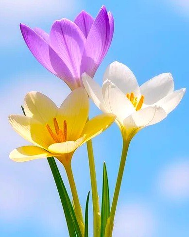 Solve spring flowers jigsaw puzzle online with 48 pieces
