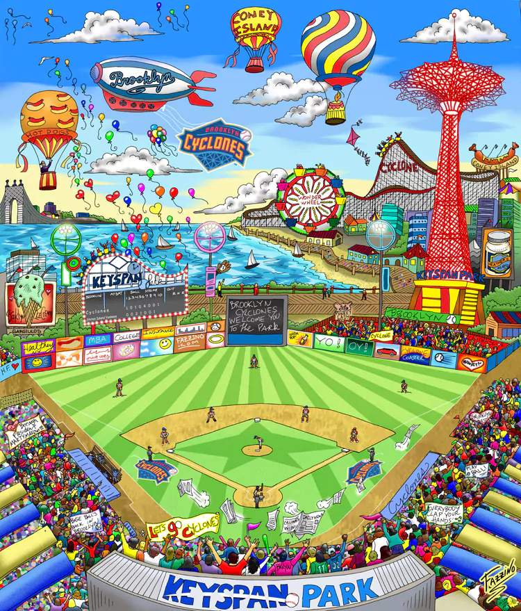 Solve Brooklyn Cyclones jigsaw puzzle online with 182 pieces