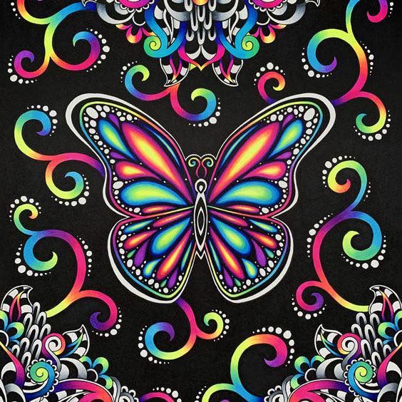 Jigsaw Puzzle | Butterfly Color Art | 36 pieces | Jigidi