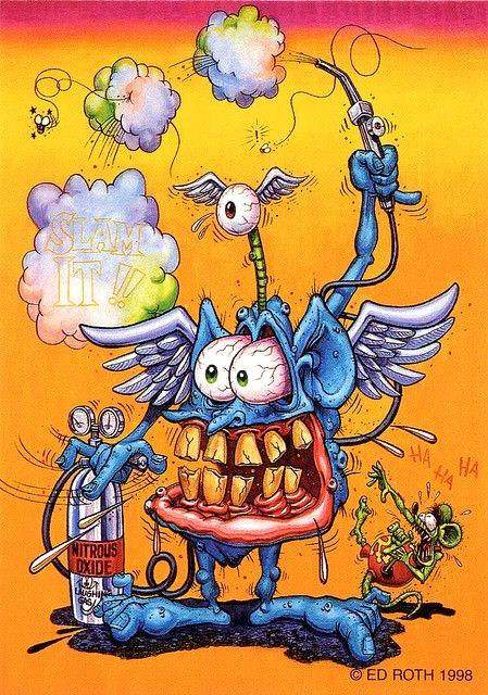 Solve Ed 'Big Daddy' Roth jigsaw puzzle online with 70 pieces