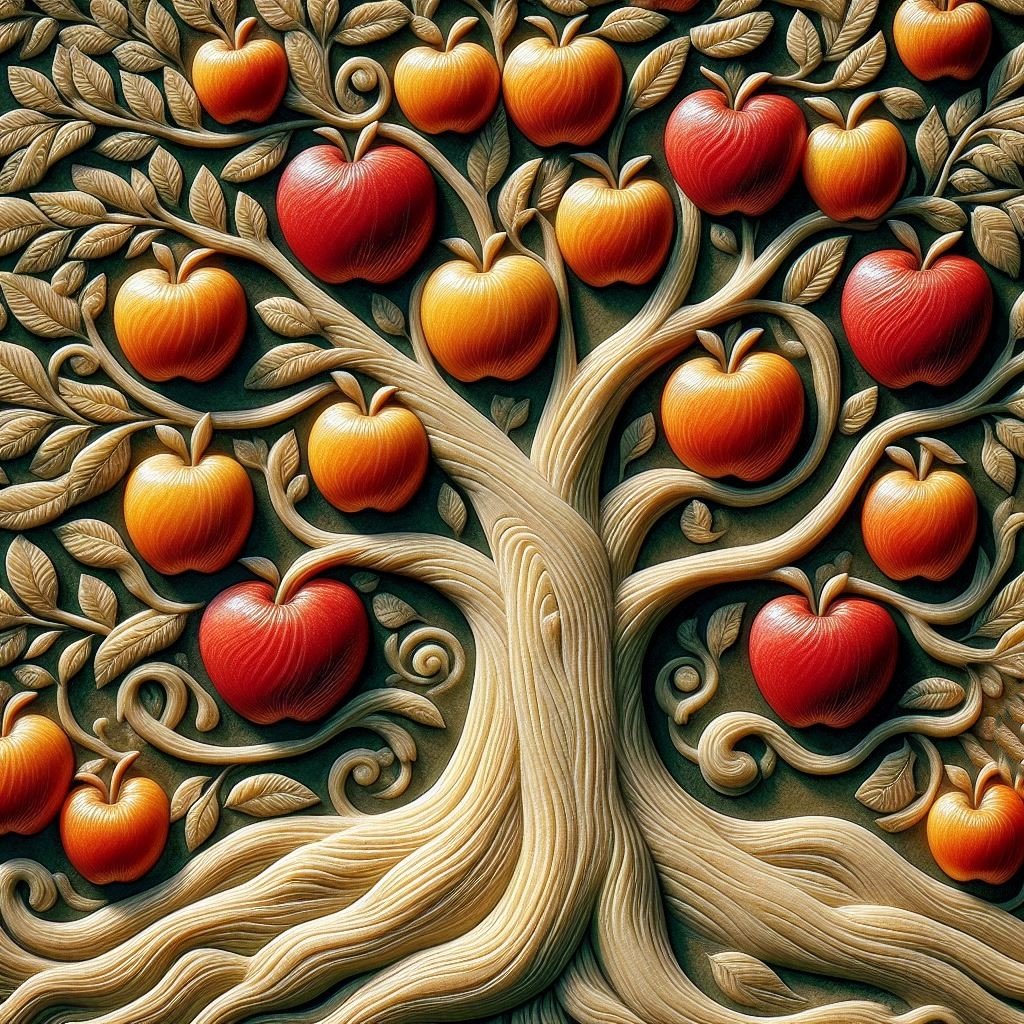 Solve Apple Tree jigsaw puzzle online with 49 pieces