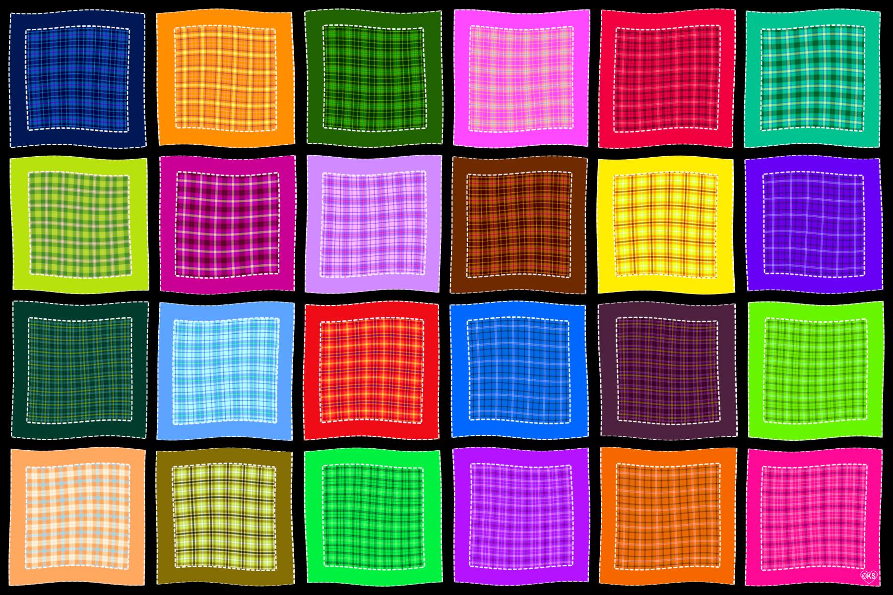 Solve Plaid Patch Quilt!! ~ XL jigsaw puzzle online with 384 pieces