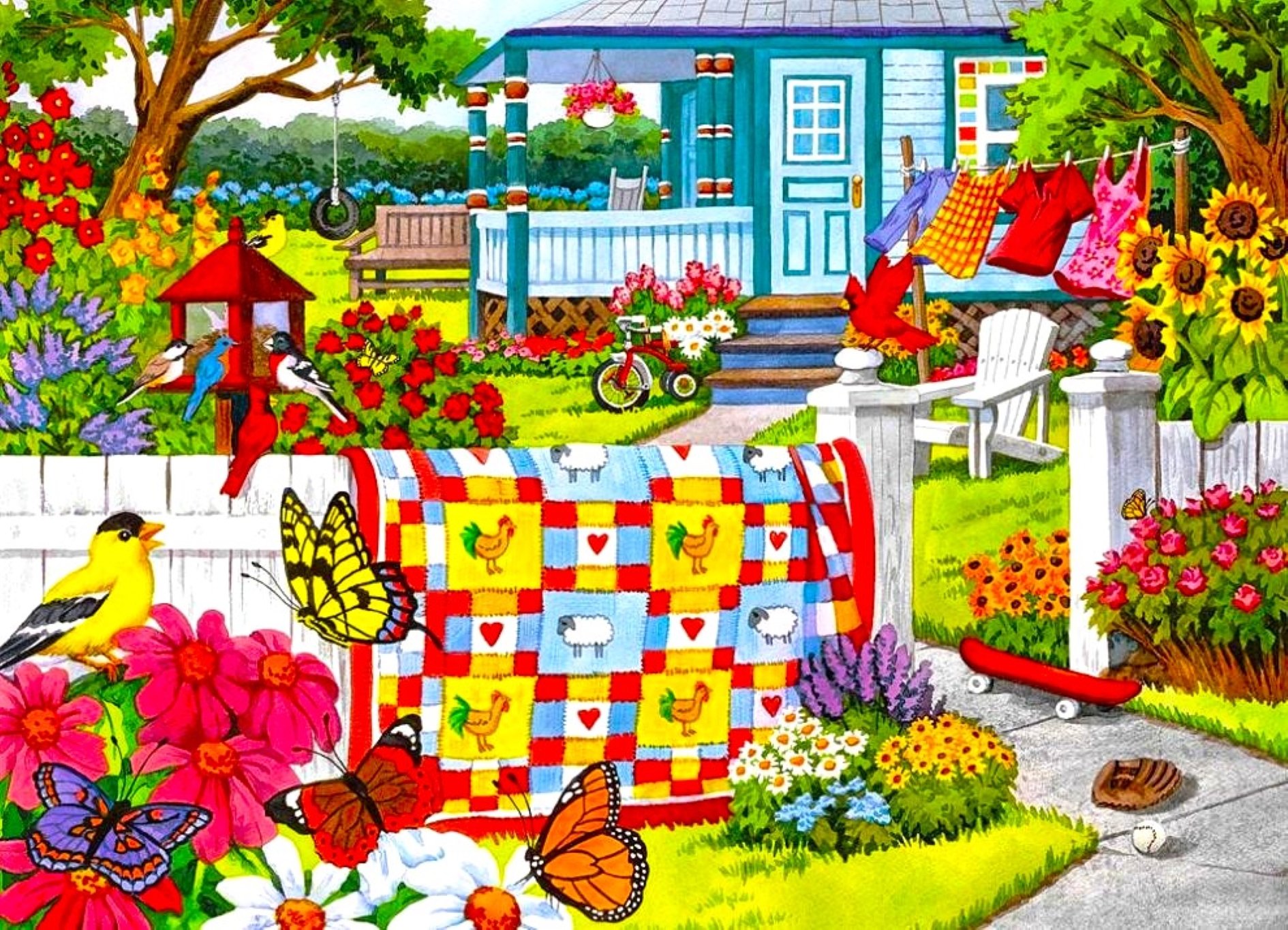 Solve Serene Summer jigsaw puzzle online with 352 pieces