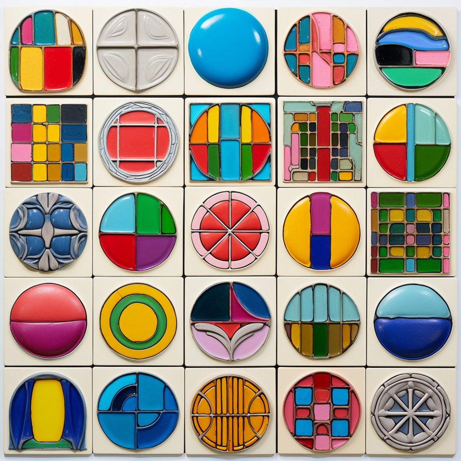 Solve Pattern jigsaw puzzle online with 81 pieces