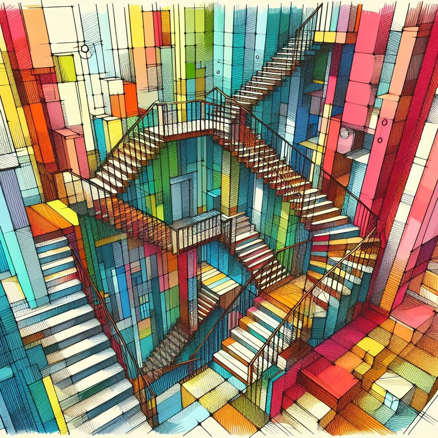 Solve Escheresque (resize 9 to 600 pieces) jigsaw puzzle online with ...