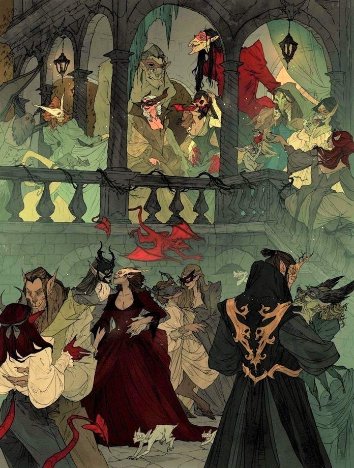 Solve midnight monster masquerade jigsaw puzzle online with 180 pieces