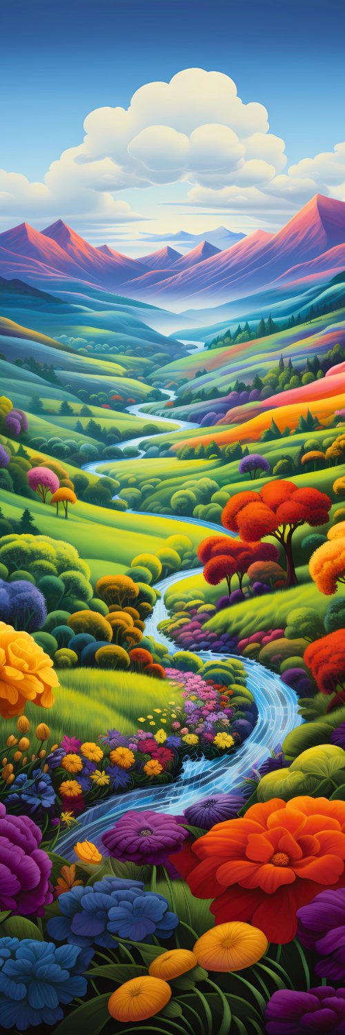 Solve The Valley jigsaw puzzle online with 52 pieces