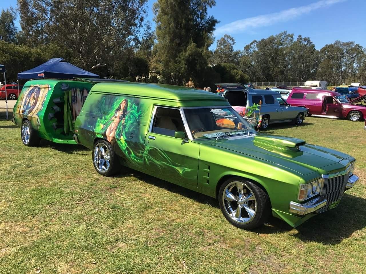 Solve 'Jade' HZ Holden Panel van and trailer_076 jigsaw puzzle online ...
