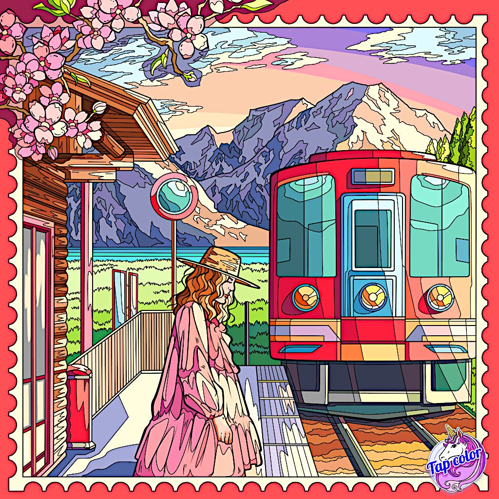 Jigsaw Puzzle | 70 Tap Color | 100 pieces | Jigidi