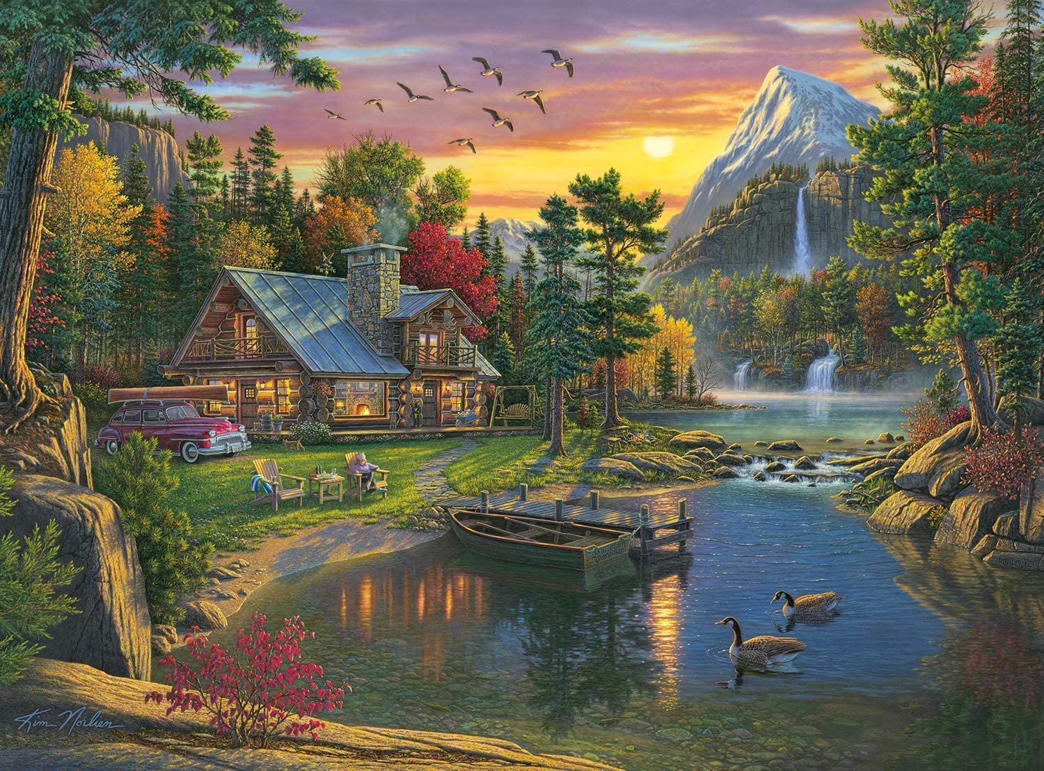 Solve Perfect Landscape jigsaw puzzle online with 70 pieces