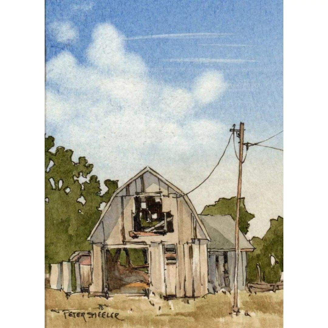 Solve by Peter Sheeler jigsaw puzzle online with 49 pieces