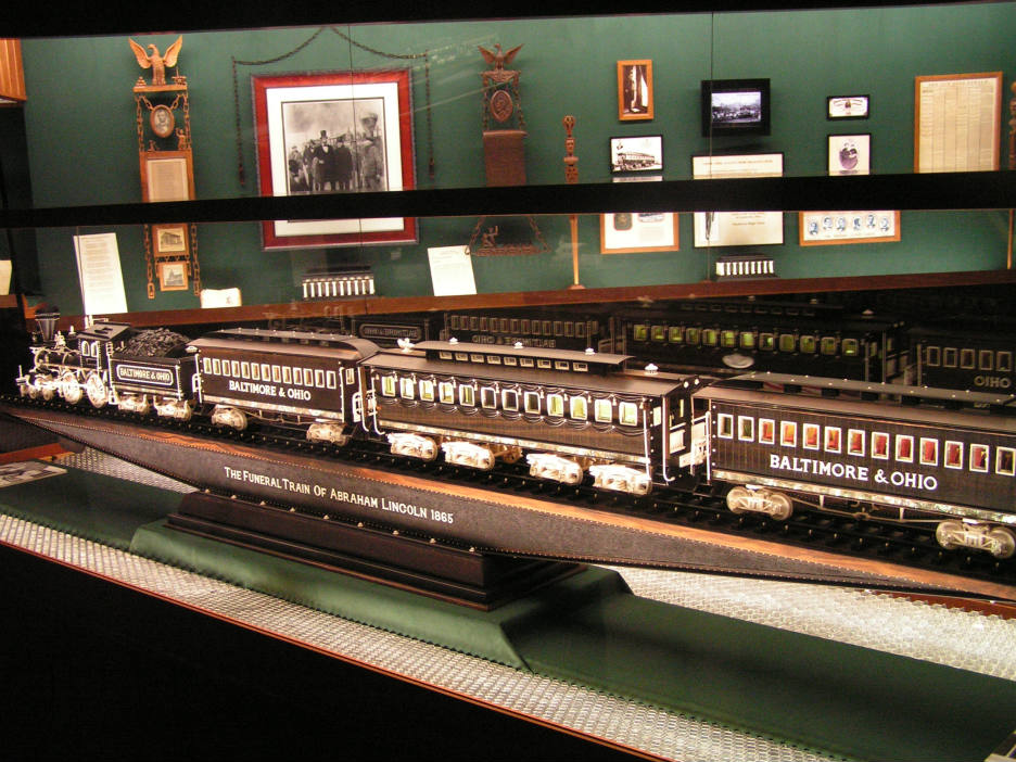 Solve 1865 Abraham Lincoln Funeral Train Hand Carving, Warther Museum ...