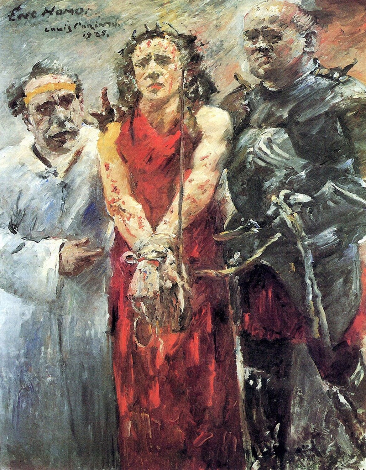 Solve Lovis Corinth: Ecce Homo (1925) jigsaw puzzle online with 594 pieces