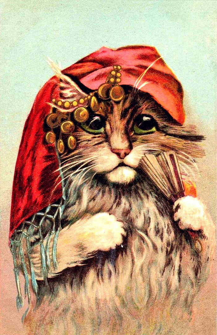 Solve A Romany Lady, postcard by Maurice Boulanger jigsaw puzzle online ...