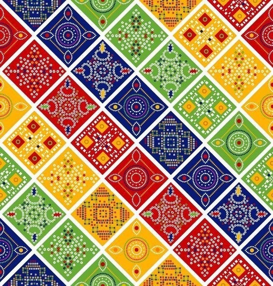 Jigsaw Puzzle | 81 pieces | Rainbow Mosaic | Jigidi