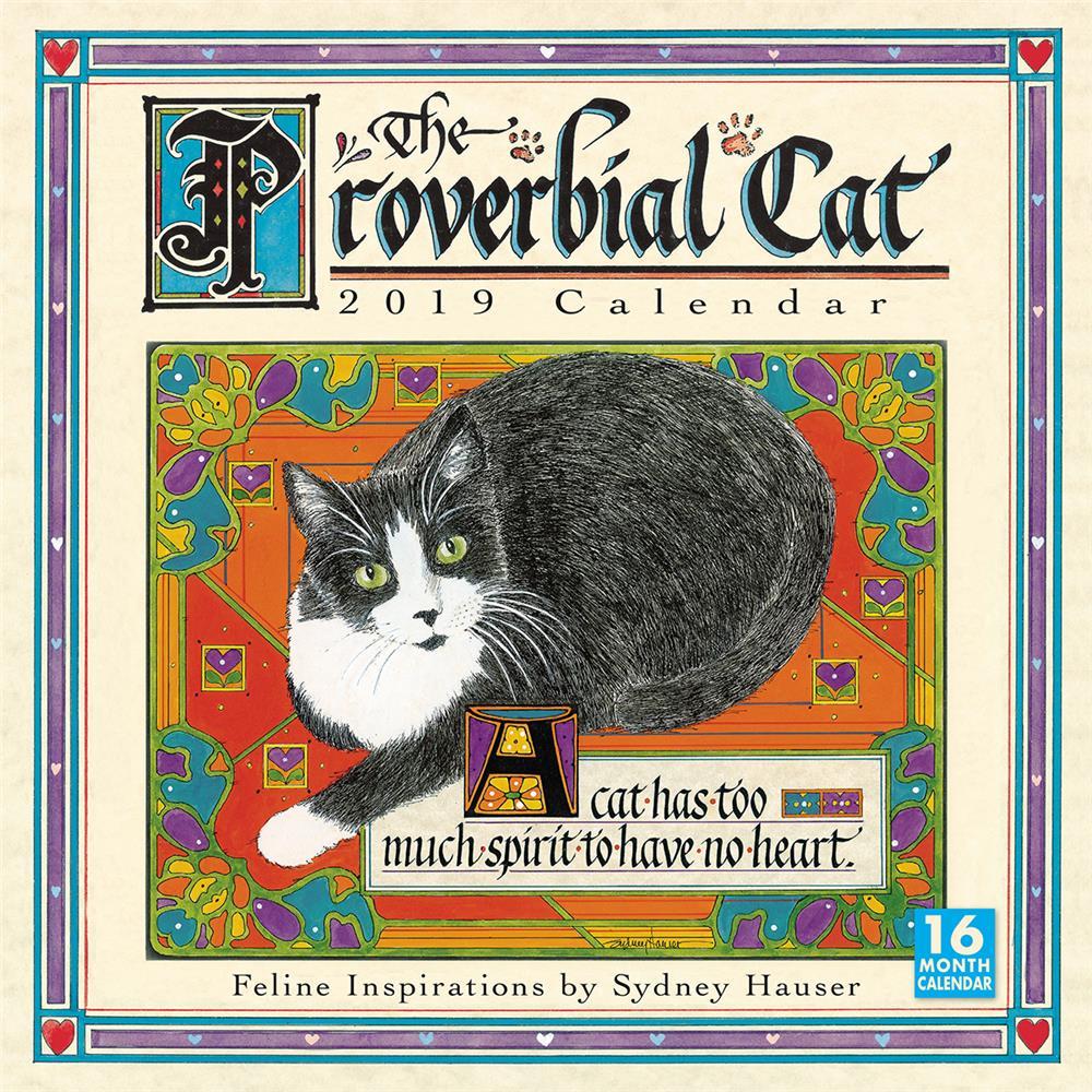 Solve The Proverbial Cat 2019 Wall Calendar jigsaw puzzle online with ...
