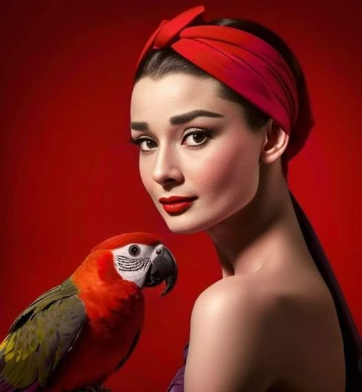 Solve papagallo rosso jigsaw puzzle online with 42 pieces