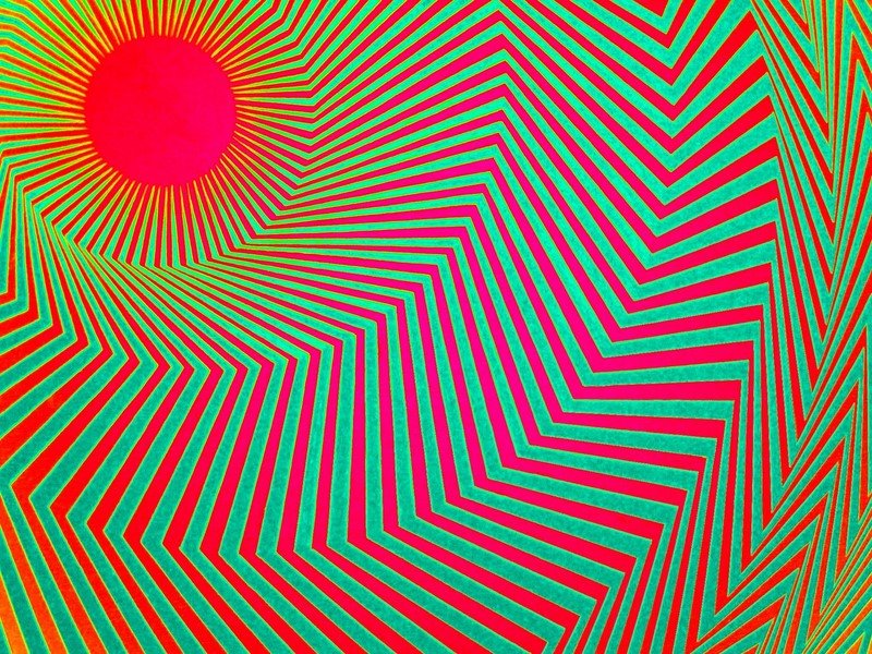 Jigsaw Puzzle | 63 pieces | Bridget Riley art | Jigidi