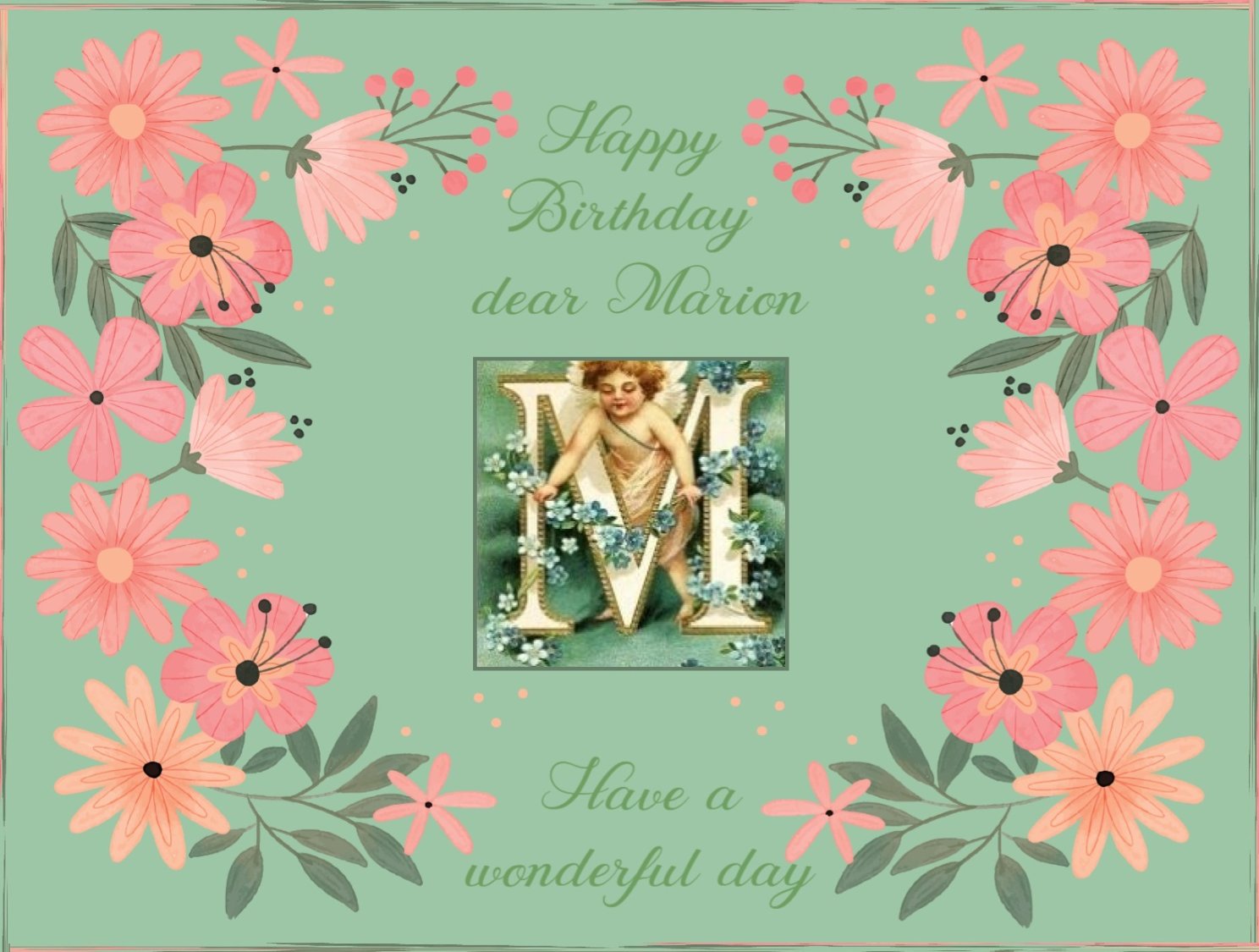 Solve Happy Birthday dear Marion (marionugchelen) jigsaw puzzle online ...